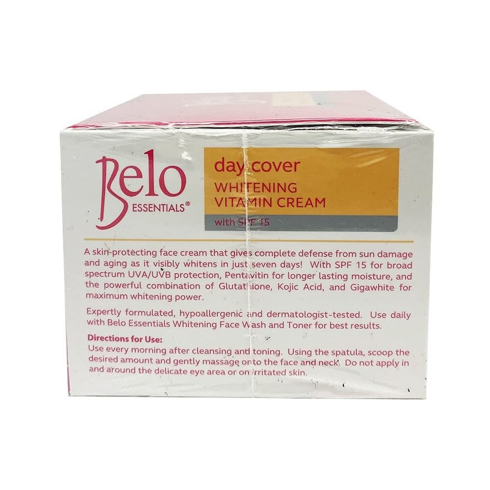 Belo Essentials Day Cover Vitamin Cream SPF 15, 50g | eBay