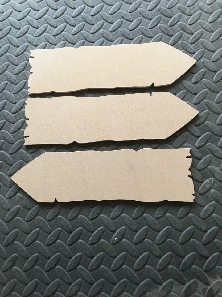 5 x Wooden MDF Arrows Plain Door Sign Wall Hanging Blank Plaques | eBay UK