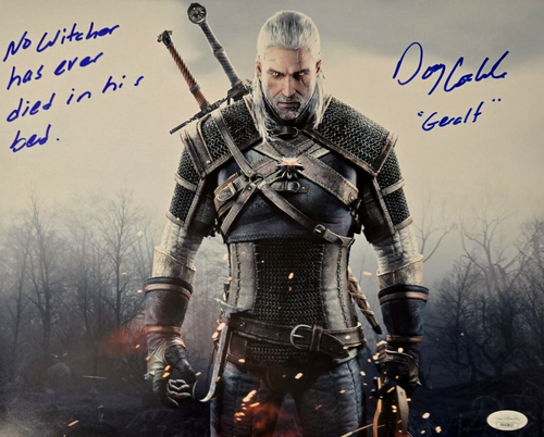 Doug Cockle Signed Photo Geralt Rivia The Witcher Wild Hunt Autograph ...