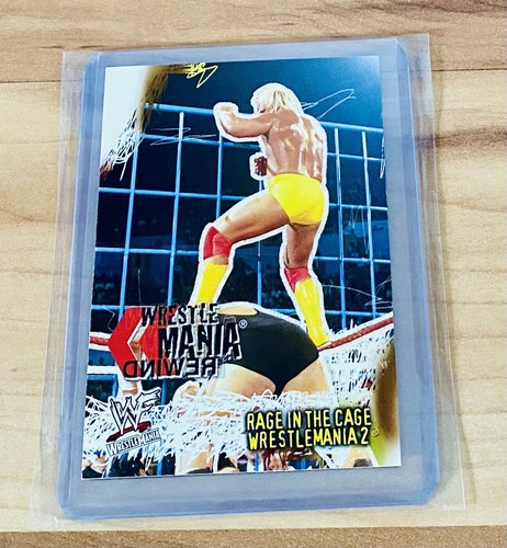 HULK HOGAN Wrestlemania Rewind 2001 Fleer WWF #83 WR Wrestlemaina II 🌟 ...