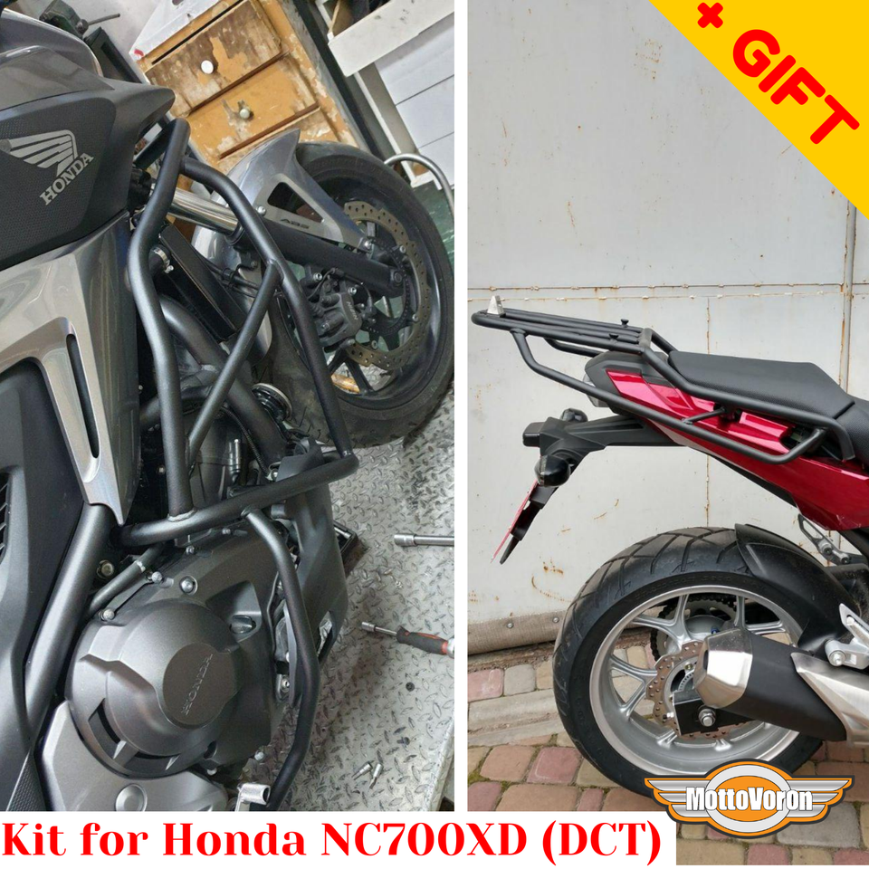 For Honda NC700X Engine guard NC700XD Rear rack Kit Crash bars NC700 X ...