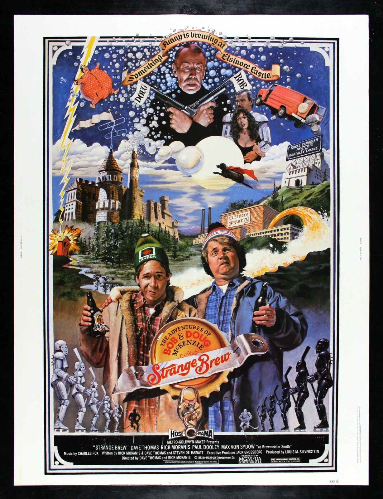 STRANGE BREW CineMasterpieces MOVIE POSTER BOB DOUG MCKENSIE BROTHERS ...