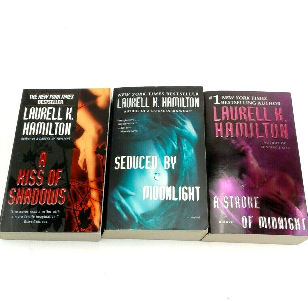 Laurell K. Hamilton Books Kiss Of Shadows Seduced By Moonlight And More ...