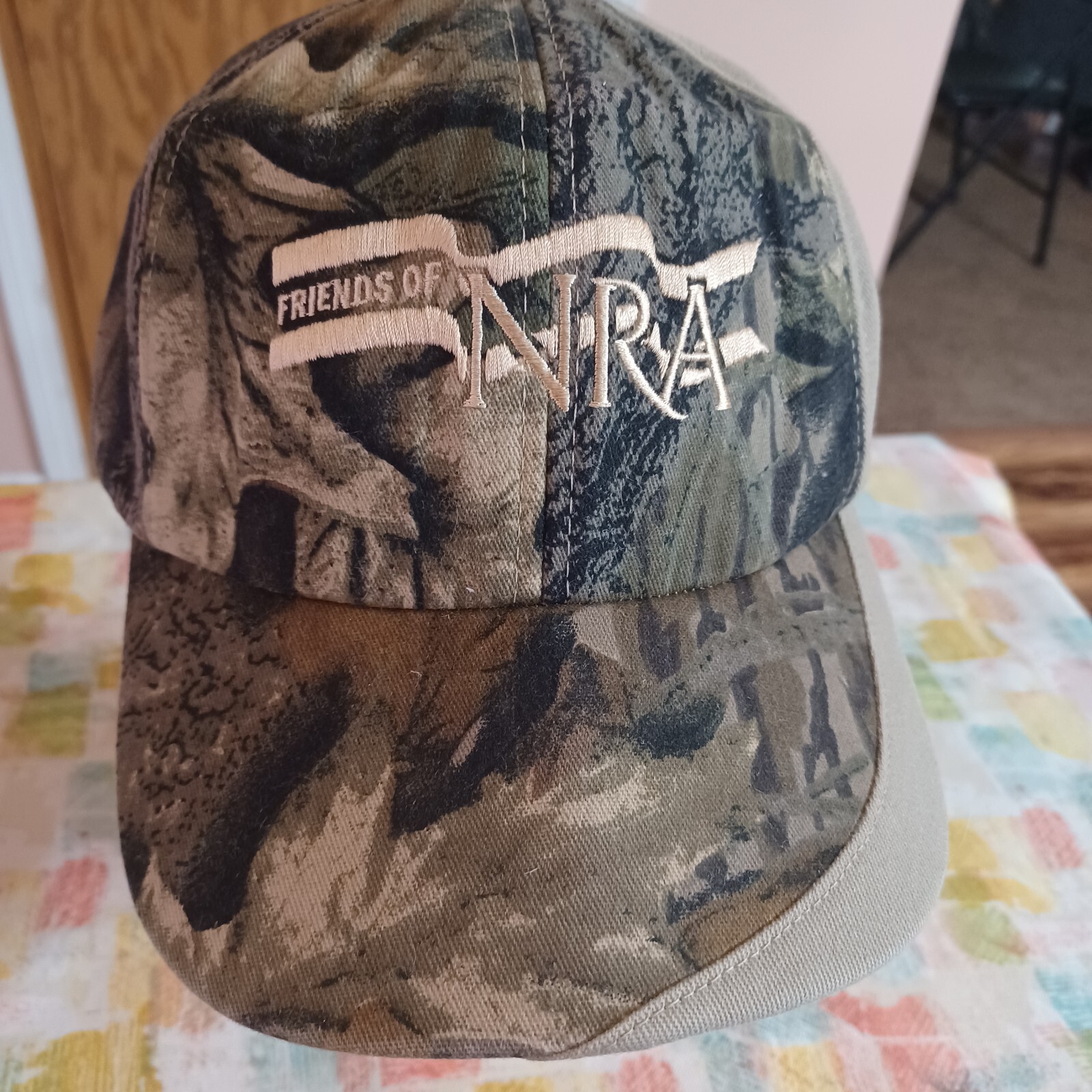 Friends Of NRA National Rifle Association Mossy Oak Strapback Hat Cap ...