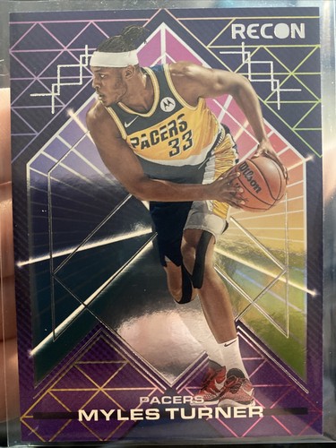2021-22 Panini RECON Myles Turner #101 Silver Foil Holo Indiana Pacers ...