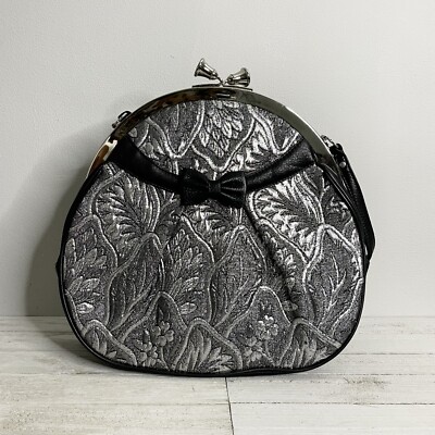 MOO ROO By Mary Norton Vintage Kiss Lock Handbag Purse Large Rare ...