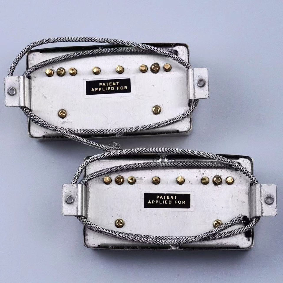 Alnico II 57 Classic Vintage PAF Humbucker Pickups Braided WIRE Fit ...