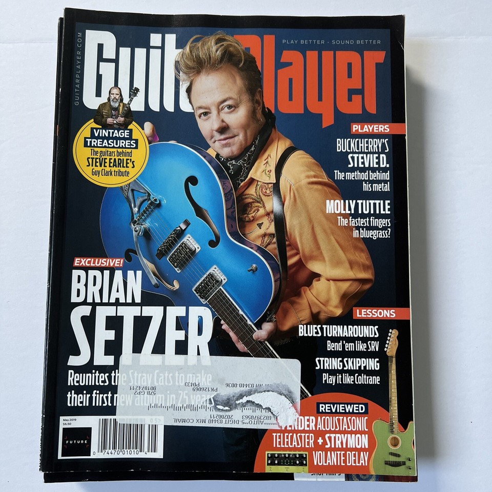 Guitar Player Magazine 2019 Lot of 9 Setzer Felder Joe Perry Wilco ...