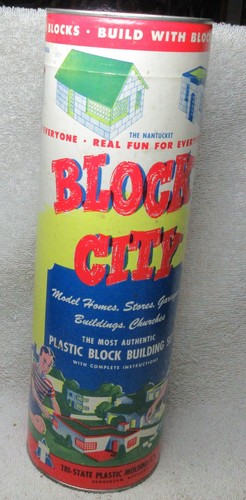 1950-60's un-opened can Block City building blocks | eBay