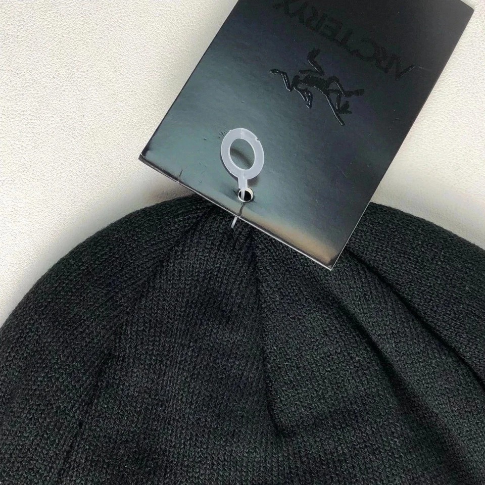 2026 Black Arcʼteryx Bird Head Wool Beanie Orca – Unisex Winter Toque ...