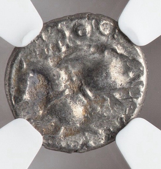 GAUL SEQUANI Ancient France 50 BC, Julius Caesar Celtic Silver Coin ...