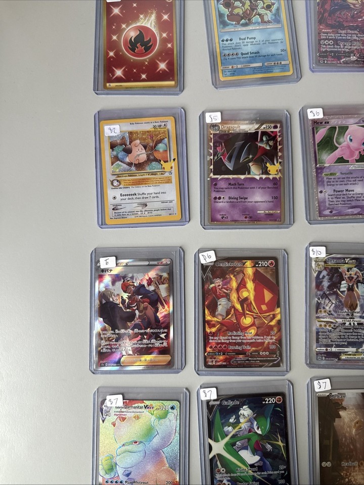 lot of 28 rare pokémon cards. trainer galleries, full arts, and alt ...