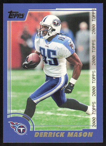 2000 Topps Football Derrick Mason #89 Tennessee Titans | eBay