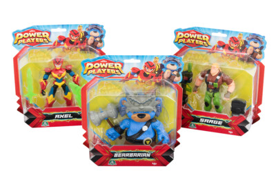 POWER PLAYERS action figures ZAG HEROEZ MADCAP/GALILEO/SARGE/AXEL/MASKO ...