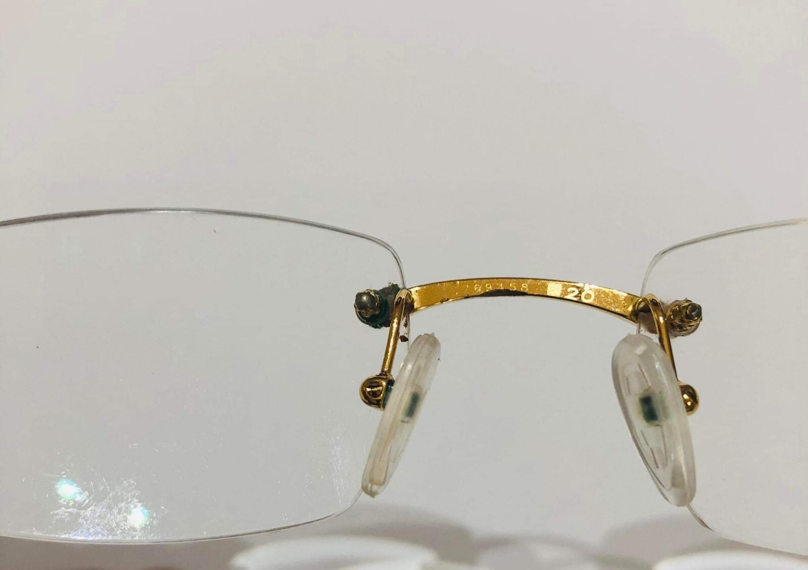 CARTIER RIMLESS GOLD GLASSES FRAMES | eBay UK