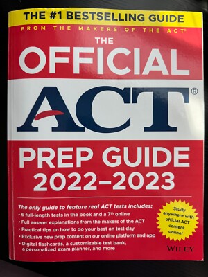 The Official ACT Prep Guide 2022-2023 (used) | eBay