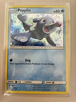 Pokémon TCG Popplio SM Black Star Promo SM03 Promo LP | eBay