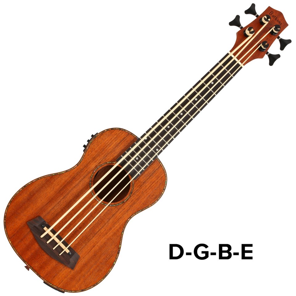 Batking Ukulele bass fretted Electric Uku bass with Gig bag | eBay