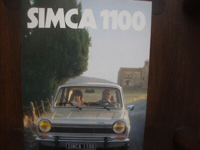 SIMCA 1100 1977 Netherlands prospectus | eBay