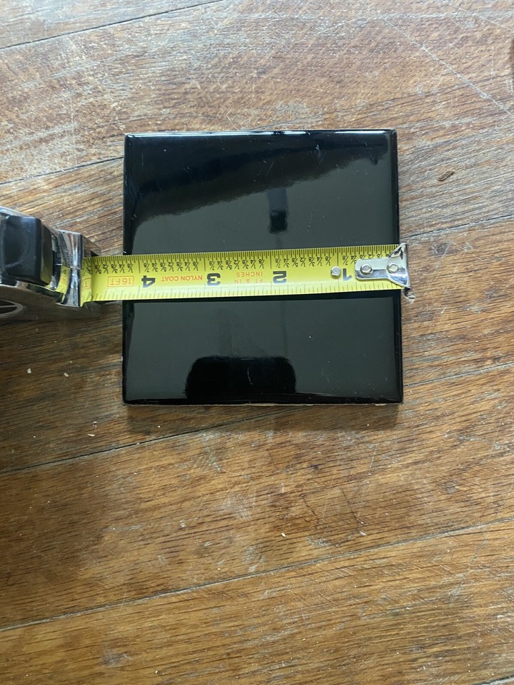 Stylon BLACK (200) 4.25x4.25 inch Vintage Ceramic Tile | eBay
