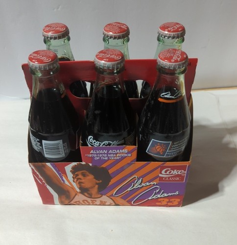 1993 PHOENIX SUNS NBA ALVIN ADAMS COKE COCA COLA 6 PACK BOTTLES ...