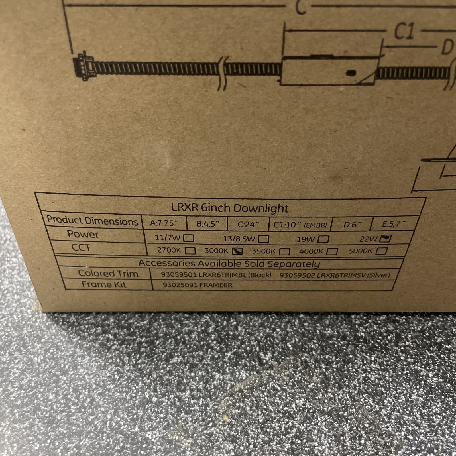 GE Lumination LED Luminaire Downlight Retrofit Kit 3000K 1800 lm ...