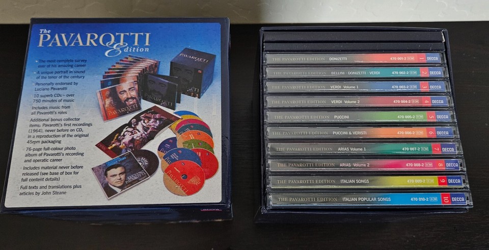 Pavarotti – The Edition (Decca 11 CD box set) | eBay