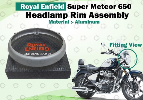 Royal Enfield Super Meteor 650 "Aluminum Headlamp Outer Rim Assy ...