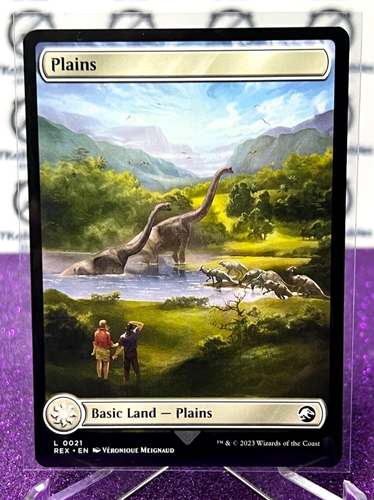2023 MTG THE LOST CAVERNS OF IXALAN PLAINS # L 0021 BASIC LAND - PLAINS ...