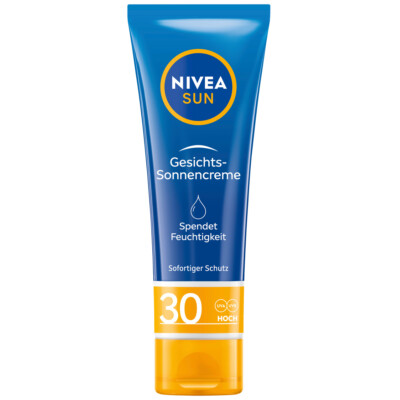 Nivea Sun Gesichtssonnencreme Immédiate Protection Et Soin SPF 30 50ml ...
