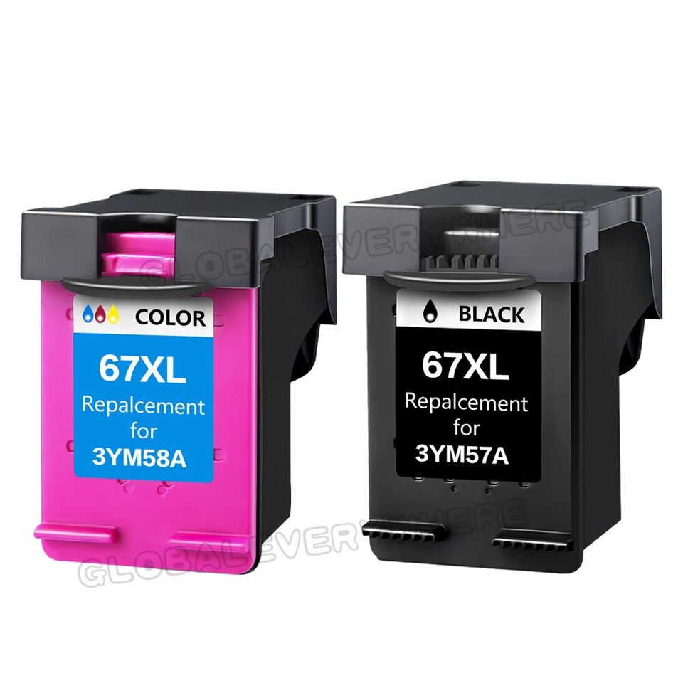 NON-OEM HP 67XL Black 67XL Tricolour ink for Deskjet 2300 2330 2332 ...