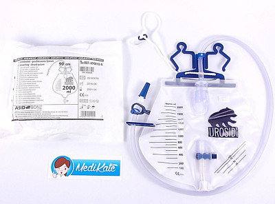 5 x UROSID Urinbeutel 2 L STERIL Urindrainage System 90 cm PZN 1085808 ...