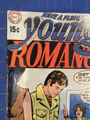 Have A Fling With YOUNG ROMANCE #164 1970-DC COMICS-WHEELCHAIR-ALEX ...