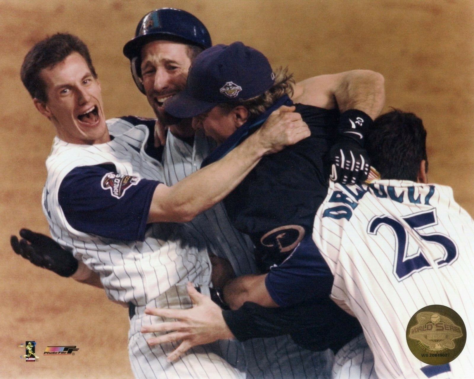 Arizona Diamondbacks Celebrate Winning 2001 World Series 8x10 Baseball ...
