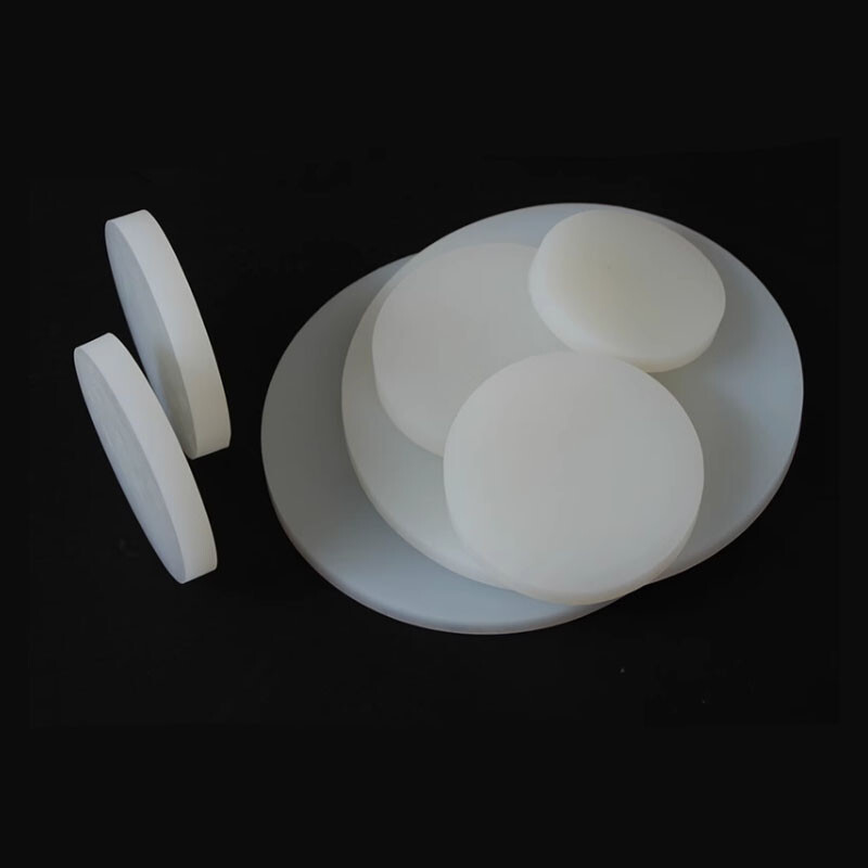 35mm Diameter White Silicone Solid Round Piece Flat Gasket 1mm-10mm ...