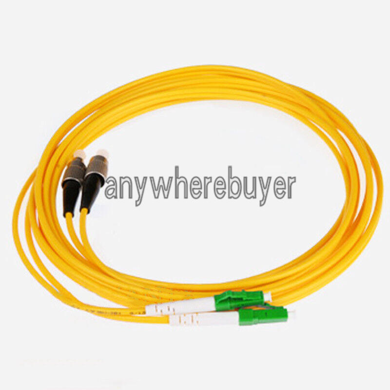 Fiber Optic Cable Patch Cord SM 2 core Duplex LC/APC-FC/UPC 9/125 3M | eBay
