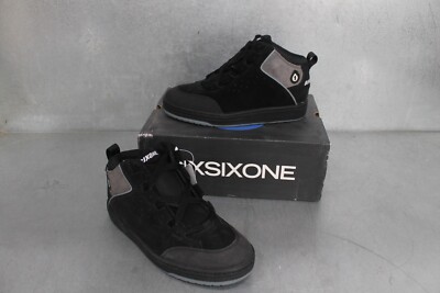 SixSixOne Dually Shoes Size 40 / 7 Black | eBay