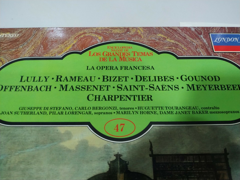 Lully Rameau Bizet Offenbach French Opera - LP 12" Vinyl - VG/VG | eBay