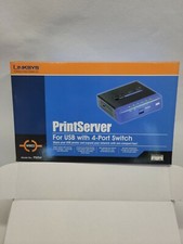 Linksys Psus4 Print Server for USB With 4-port Switch for sale online ...