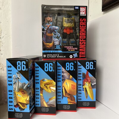 Transformers Studio Series 86 Dinobots Complete Set Grimlock, Slag ...