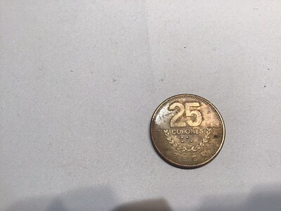 2007 Republica De Costa Rica 25 Colones B.C.C.R. Coin | eBay