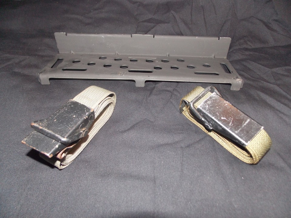 U.S. Military Issue ALICE Pack Frame Cargo Shelf and 2 Lashing Straps ...