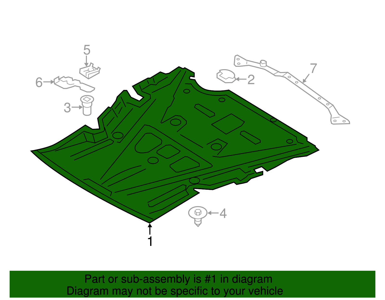 BMW 51757241814 Genuine OEM Factory Original Under Cover for sale ...