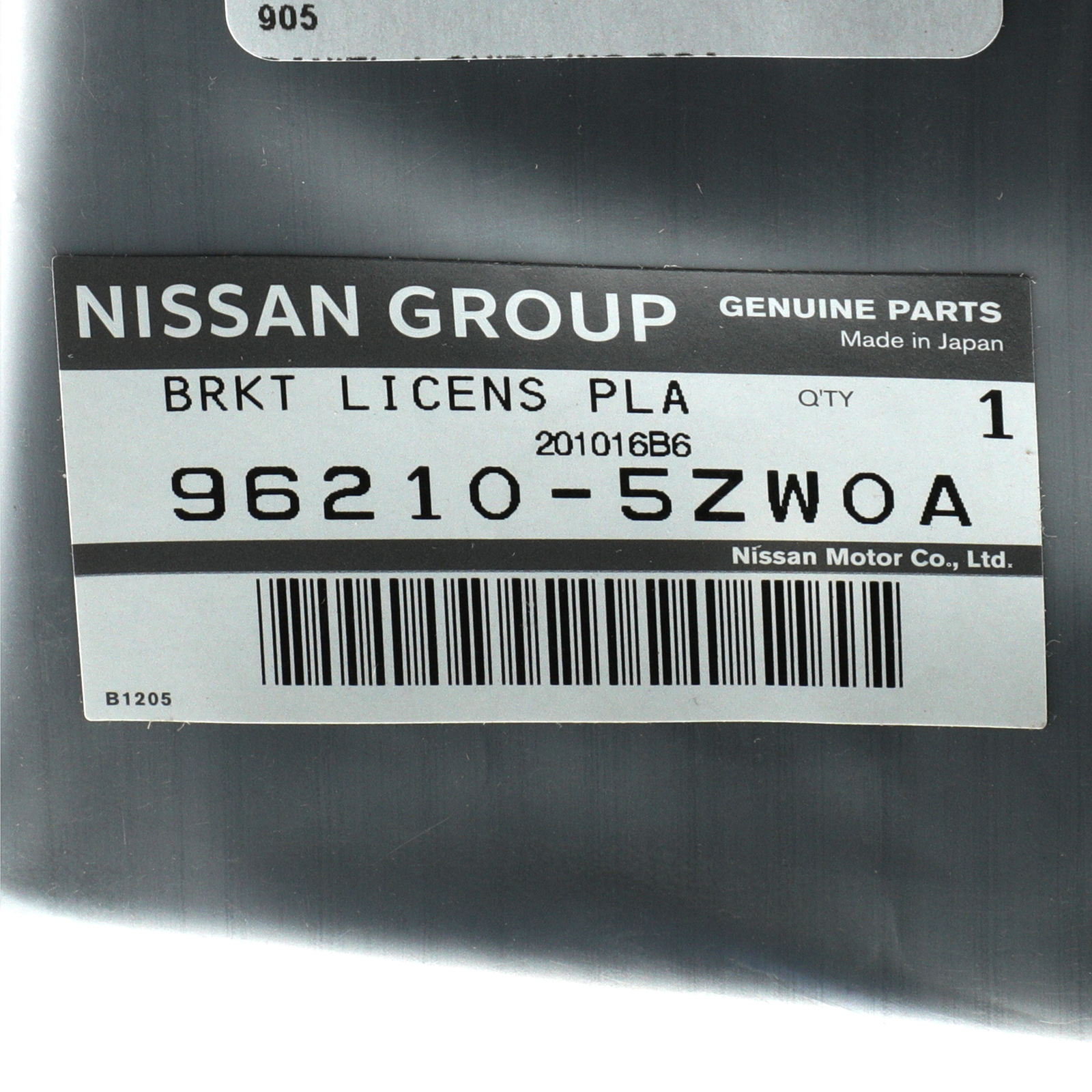 NEW OEM 2017-2020 Nissan Armada License Plate Bracket Mount Holder ...