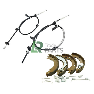 LAND ROVER DISCOVERY 3 & 4 REAR HAND BRAKE CABLES & SHOES (2004-2016 ...