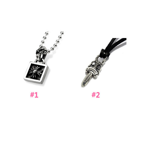 Authentic [Chrome Hearts] CHARM FRAMED CH PLUS / DAGGER PENDANT (Choose ...