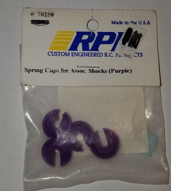 RPM Purple Lower Shock Spring Cups for Associated Shocks RPM70258 for ...