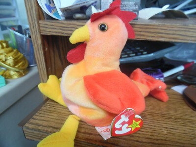 Ty Strut the rooster plush beanie baby babies with tags | eBay
