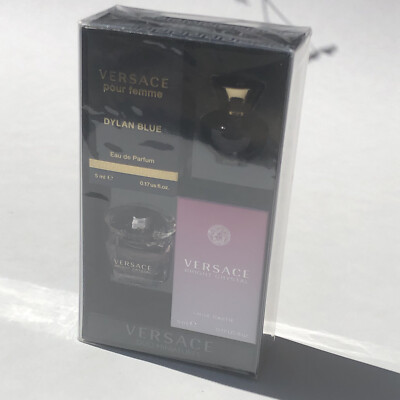 Versace Dylan Blue + Bright Crystal Dabbers 2-pc Set New Sealed | eBay
