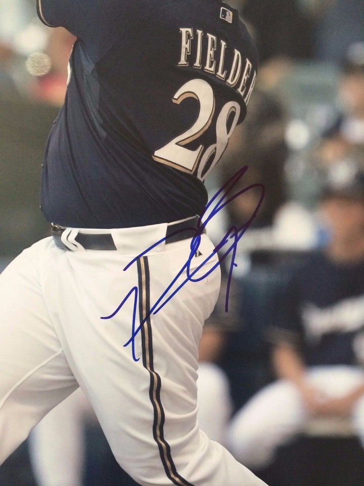Prince Fielder Signed Autograph 16x20 Photograph Texas Rangers MLB All ...